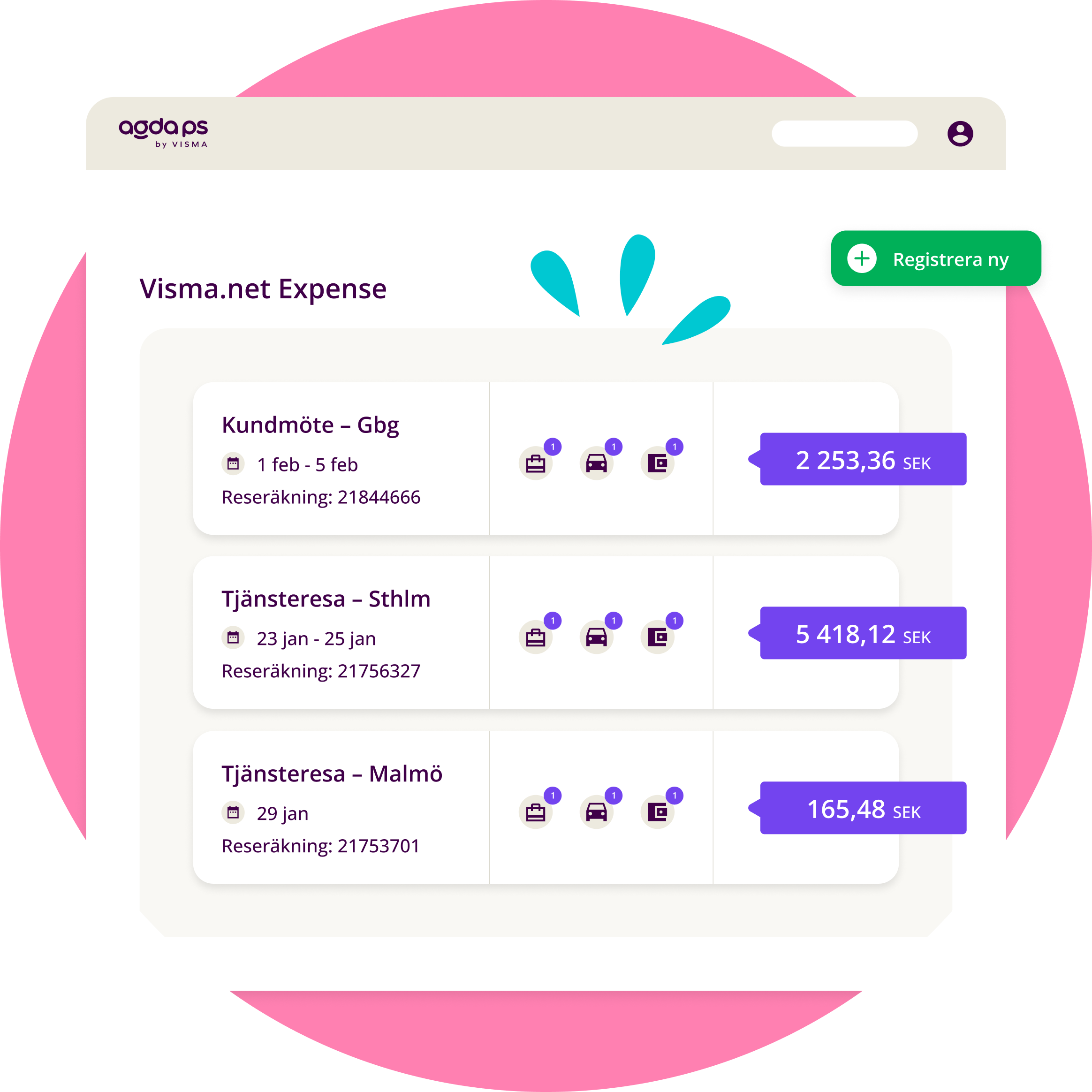 Reseräkningssystem - Hantera utlägg och reseräkningar